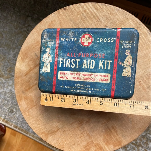White Cross | Other | Vintageantique White Cross First Aid Kit | Poshmark